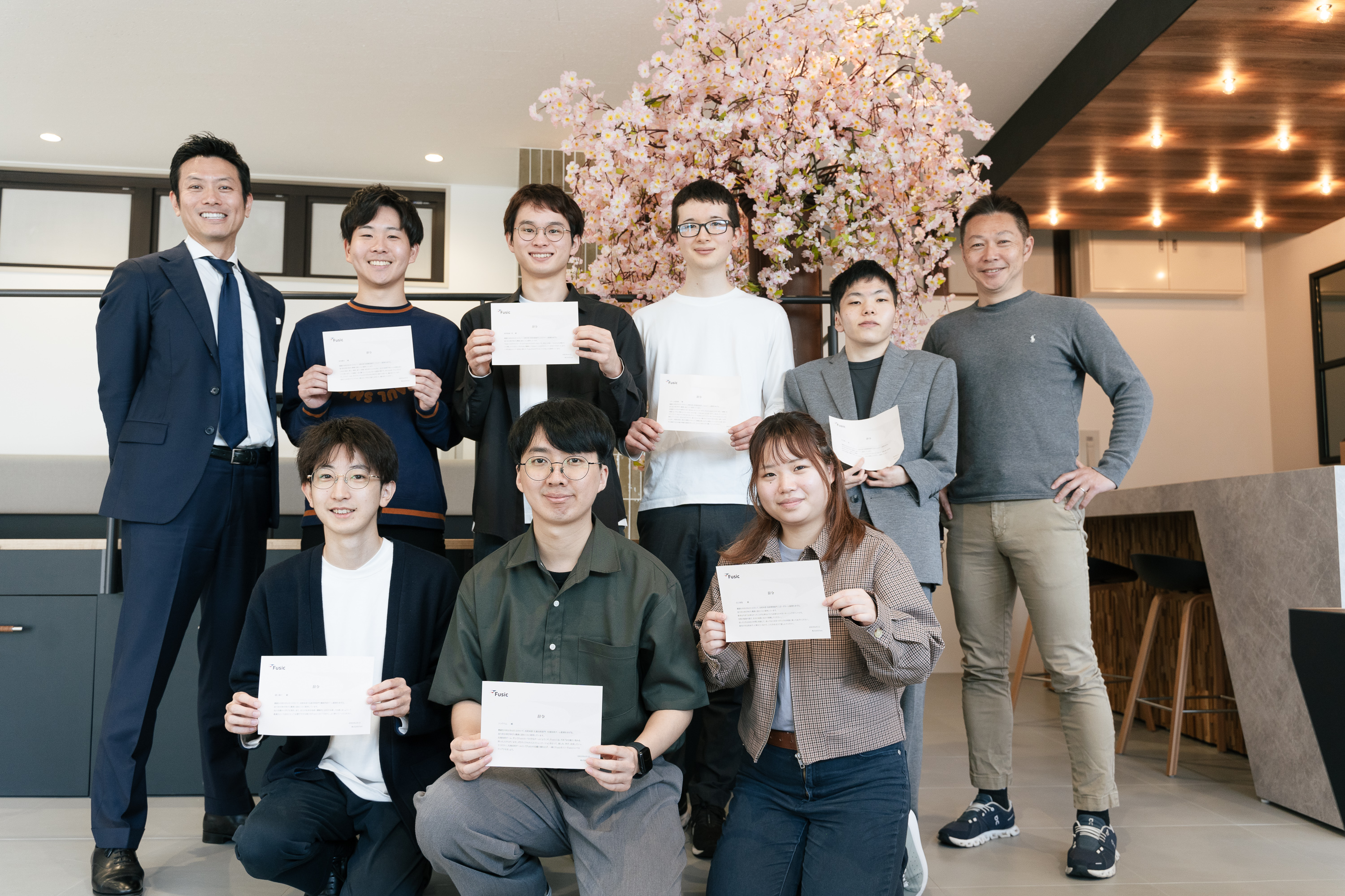 Fusicの新オフィスがオープン！新しい仲間を迎え、入社式＆歓迎会を開催しました！ #安部レポ | Fusicってなんしようと？ | 株式会社Fusic（フュージック）｜ 福岡よりシステム開発 ...